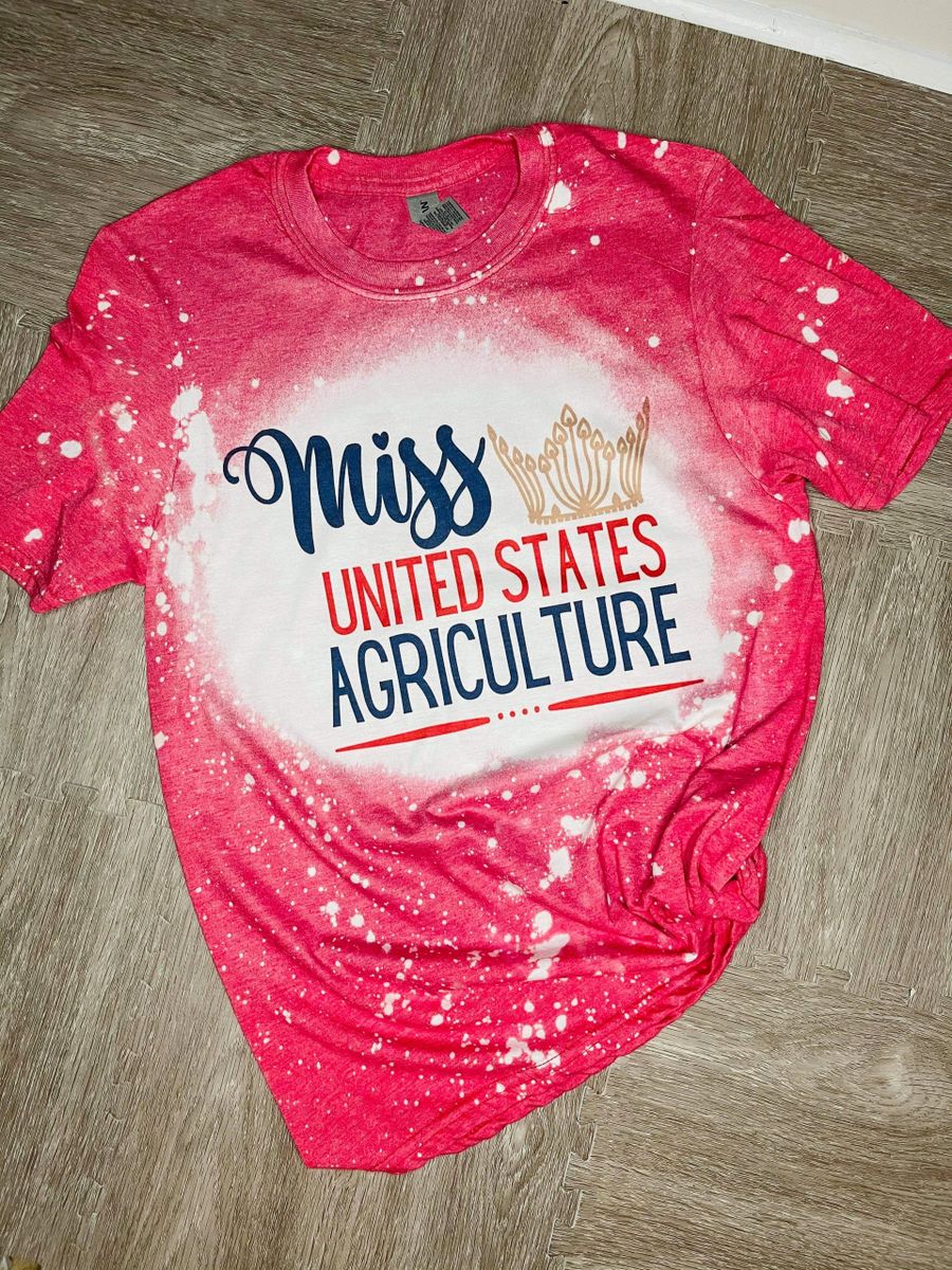 Red Bleached Logo TShirt