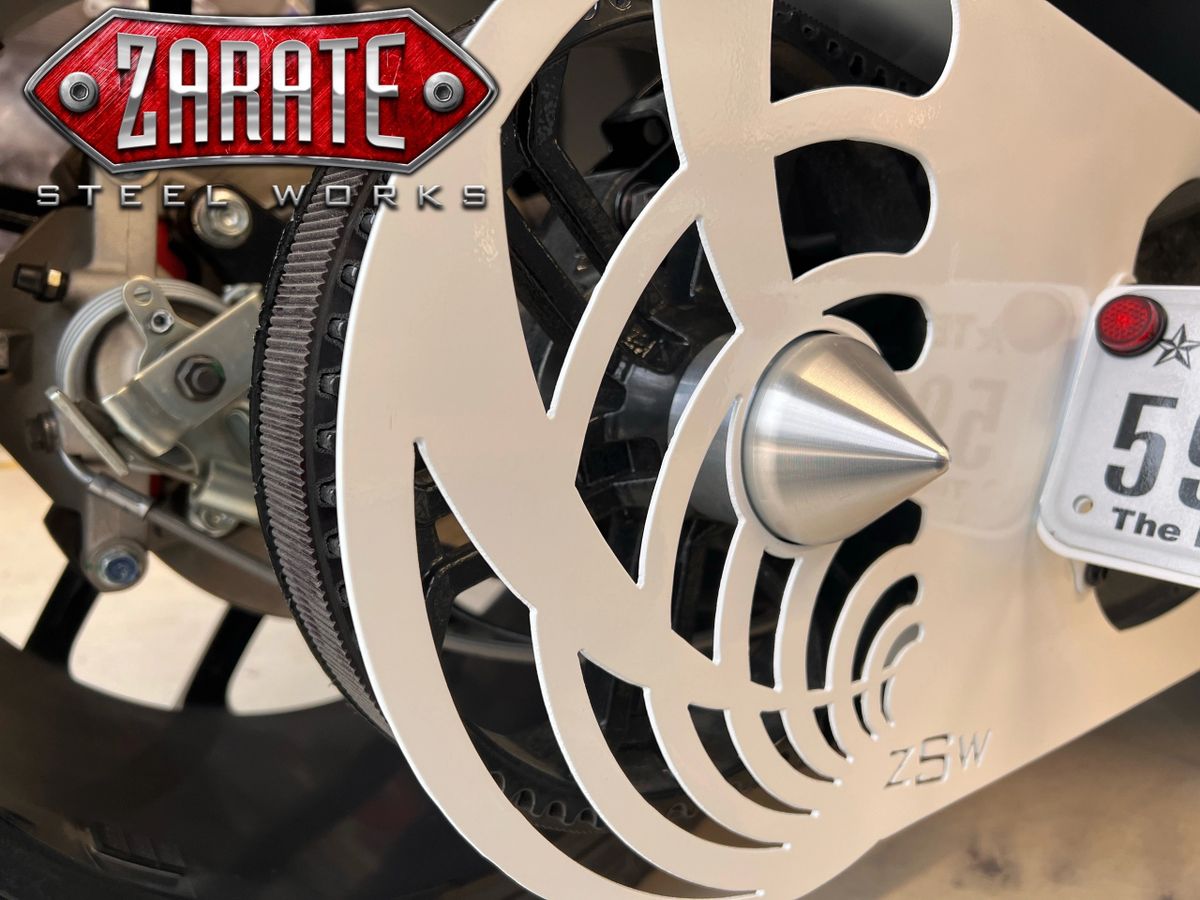 SS Billet Spike Axle Nut Cover