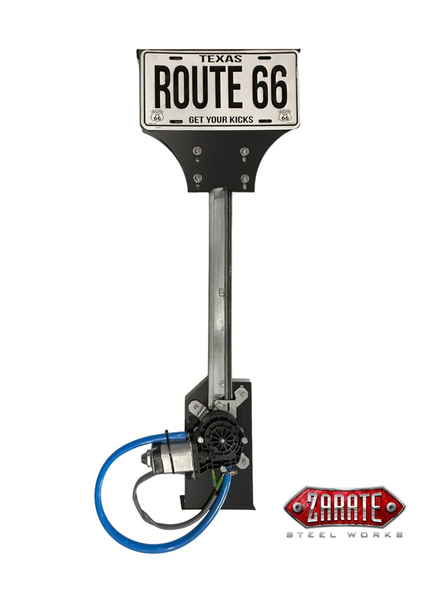 Retractable License Plate