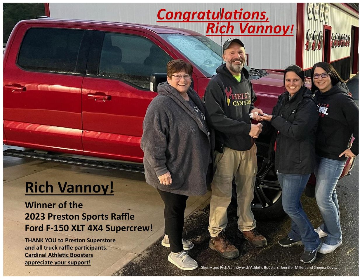 Preston Sports Raffle