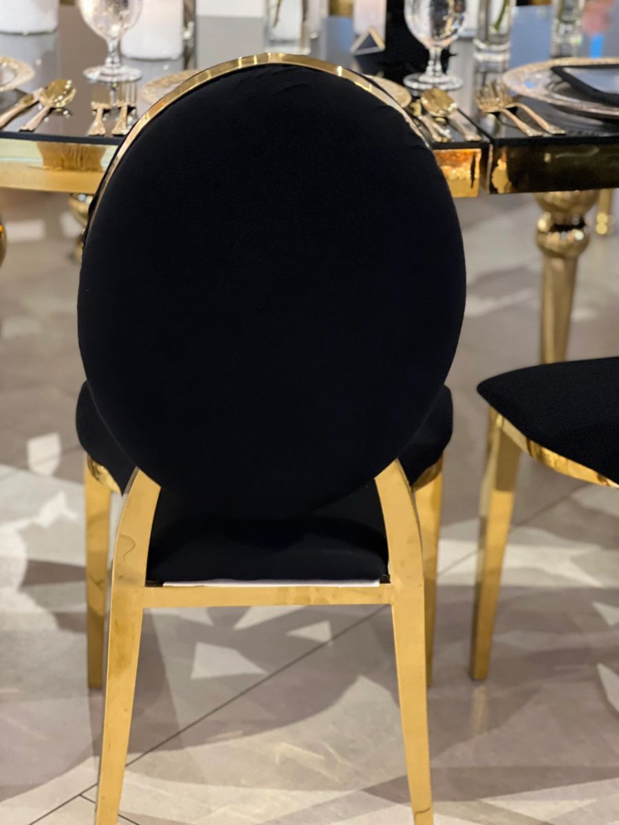 Oval Rimmed Back Chairs