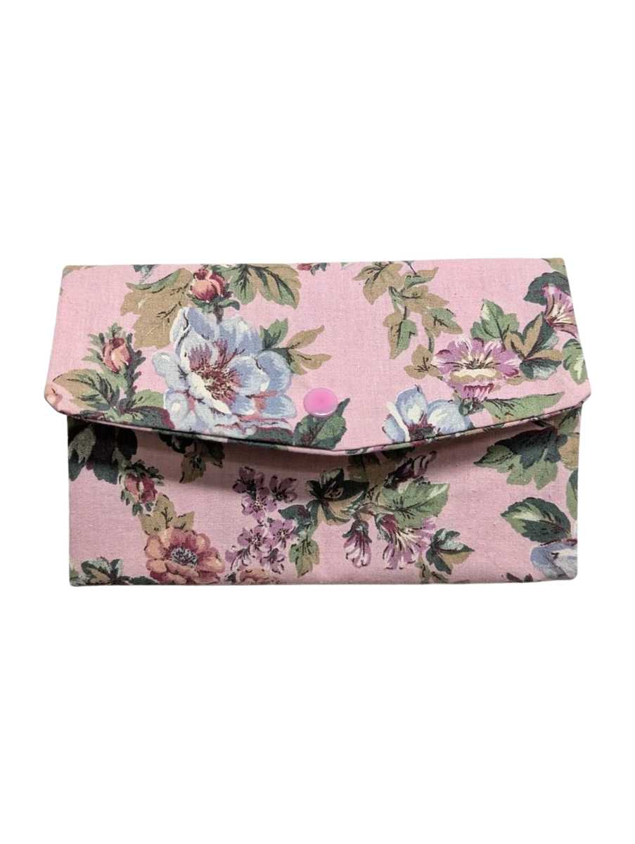Trifold Floral Pink Wallet