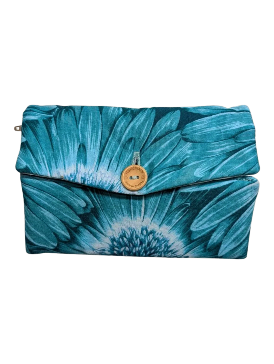 Blue Flower Wallet