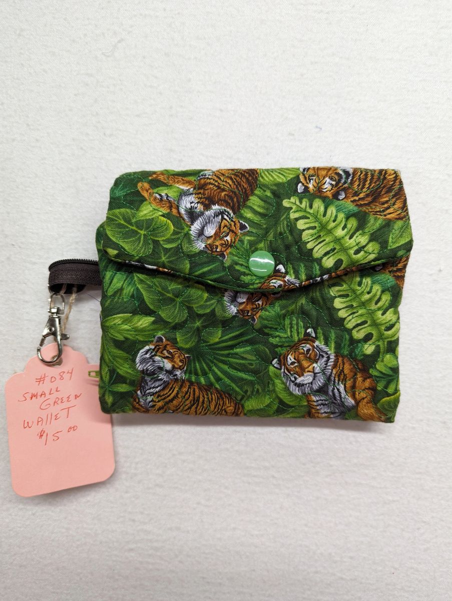 Safari Green Clutch Wallet
