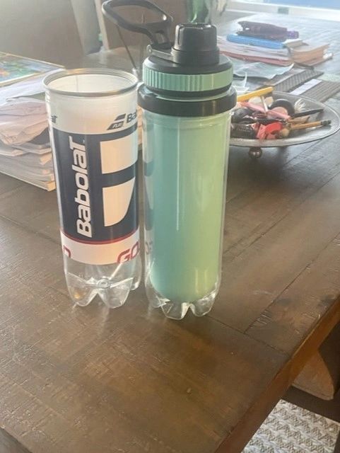 WATER BOTTLE TENNIS CANNISTER INSERT