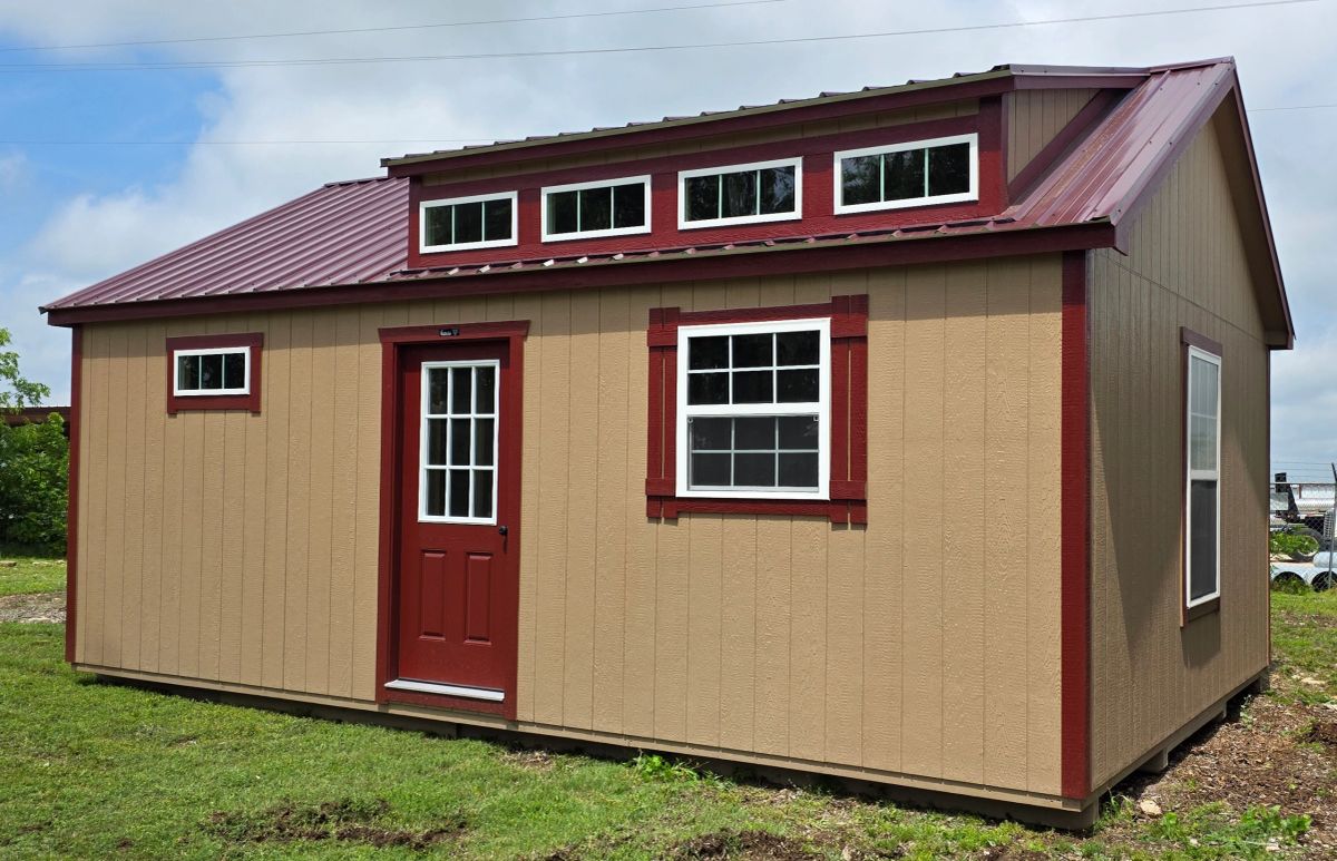 16x24 DORMER CABIN W/FRAME OUT #6300