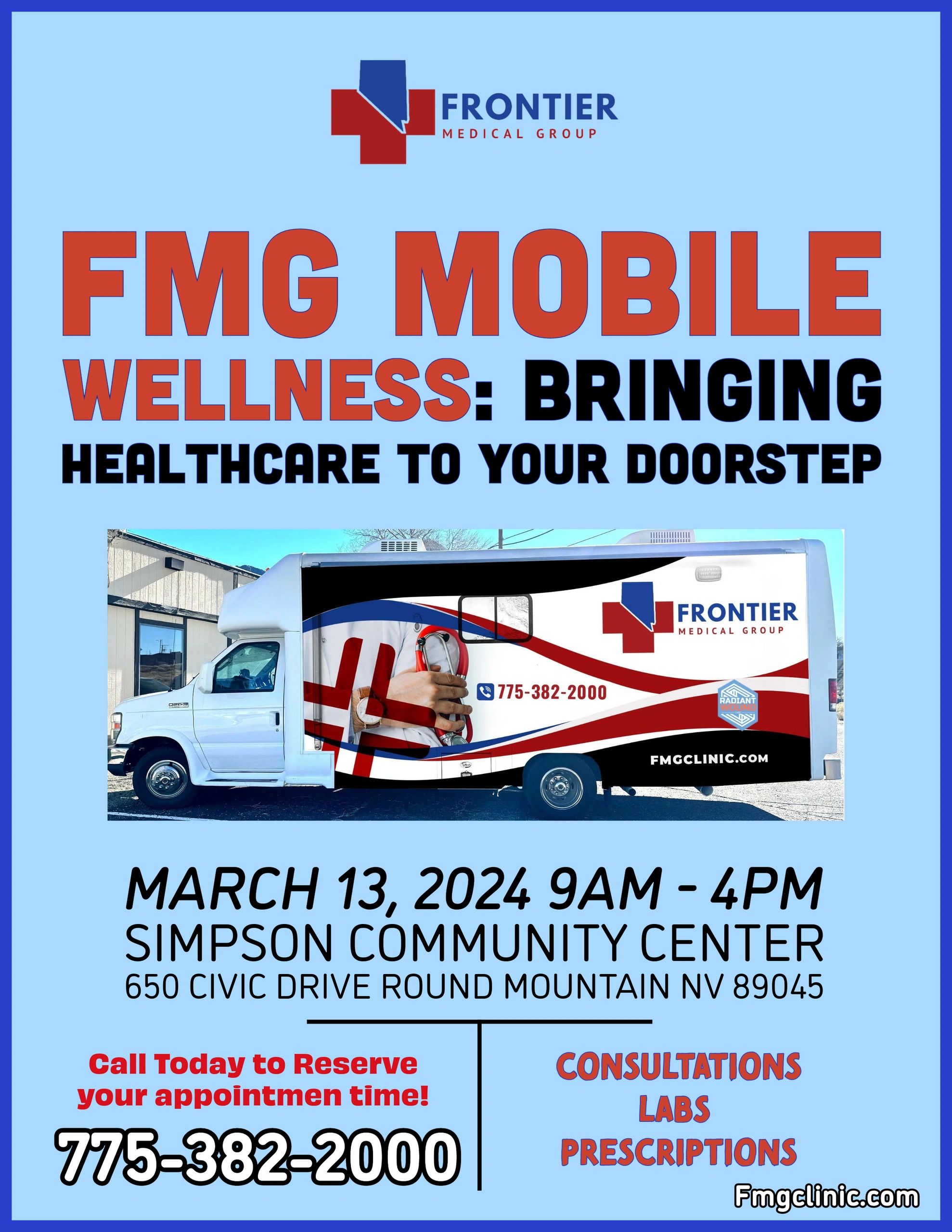 Frontier Medical Group's Mobile Van