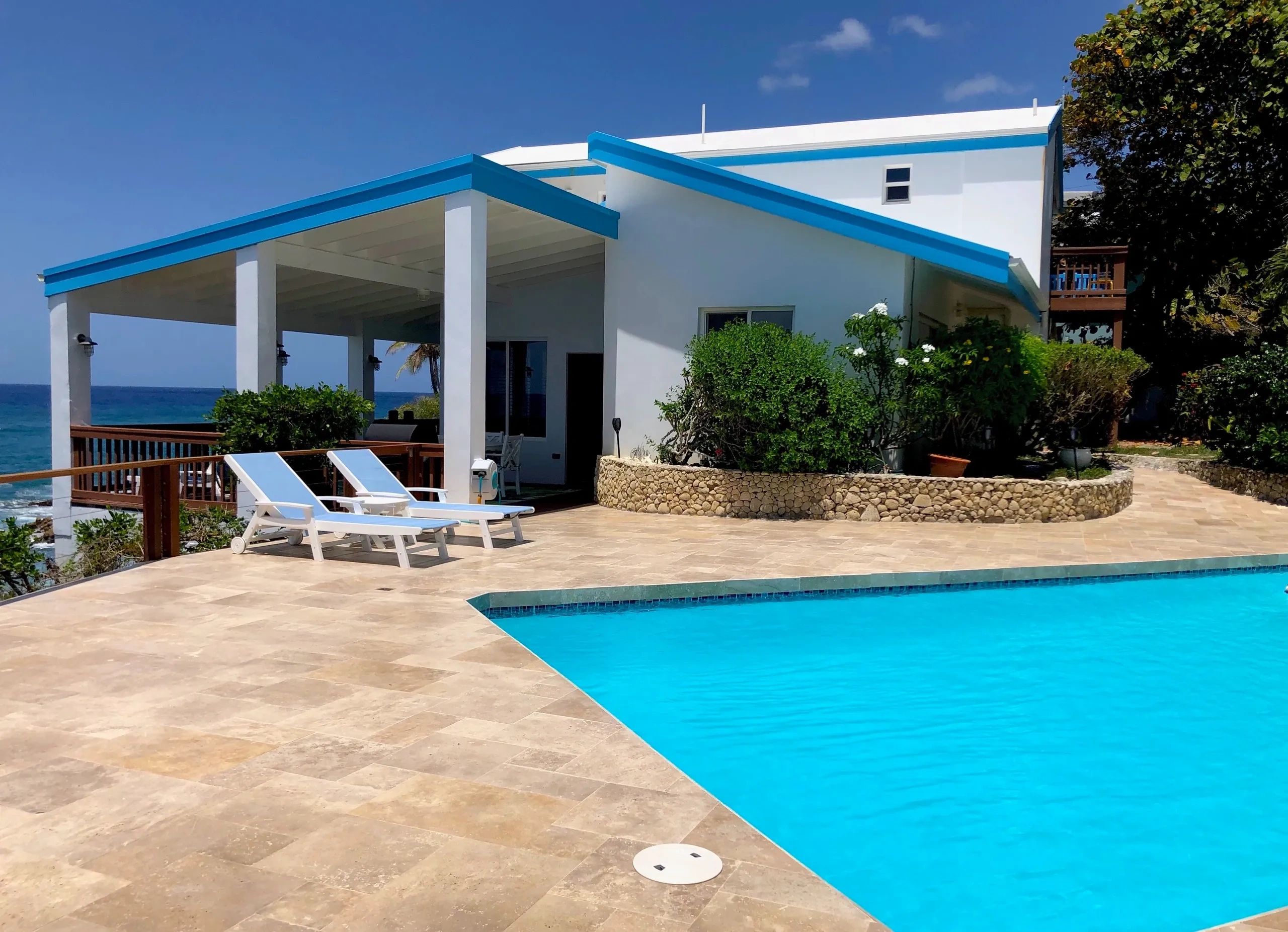 St Croix Oceanfront Vacation Rental - CANE BAY SANCTUARY