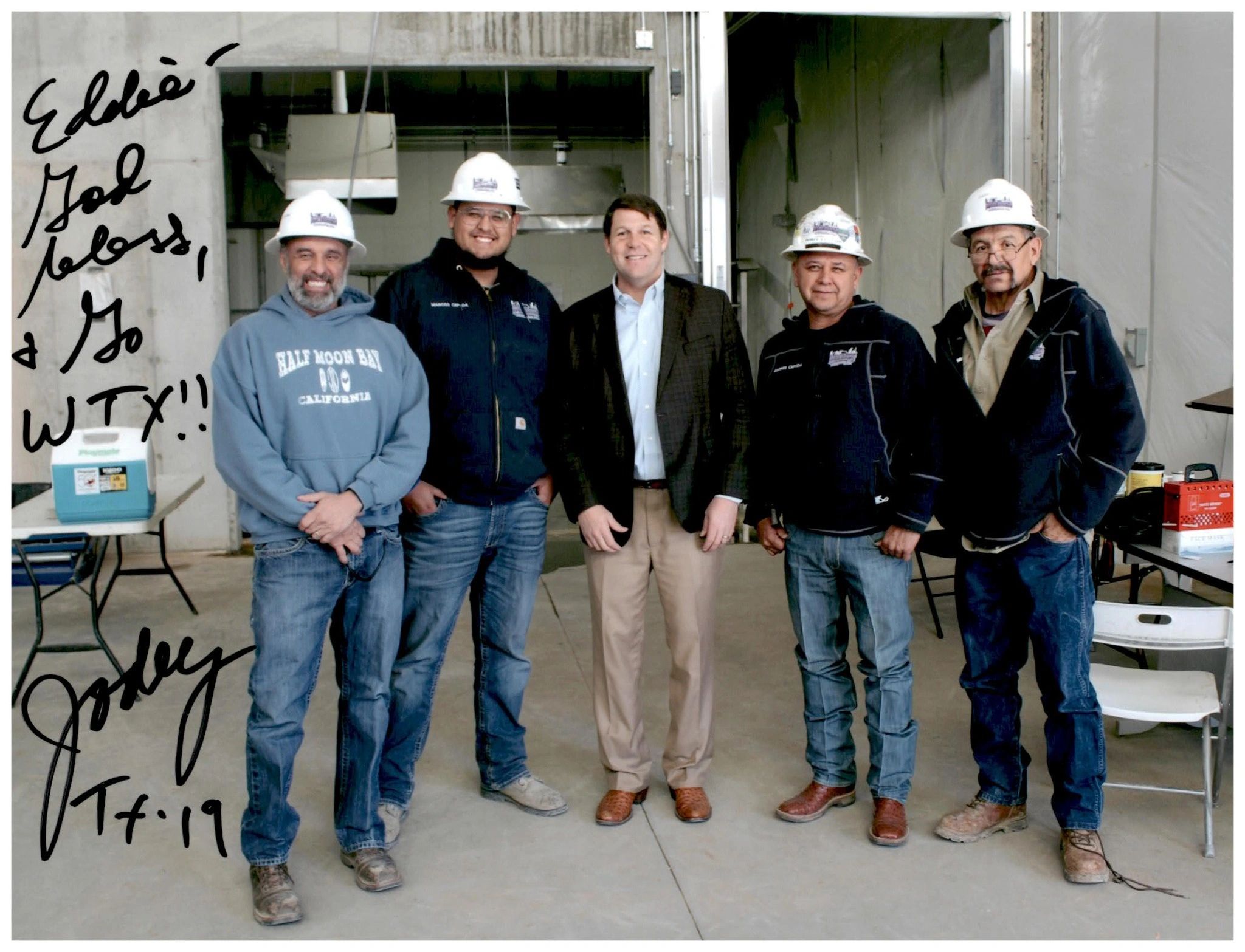 Congressman Visits Jobsite