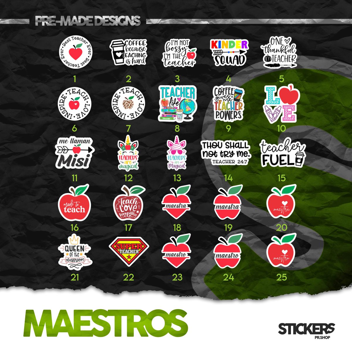 Stickers Maestros