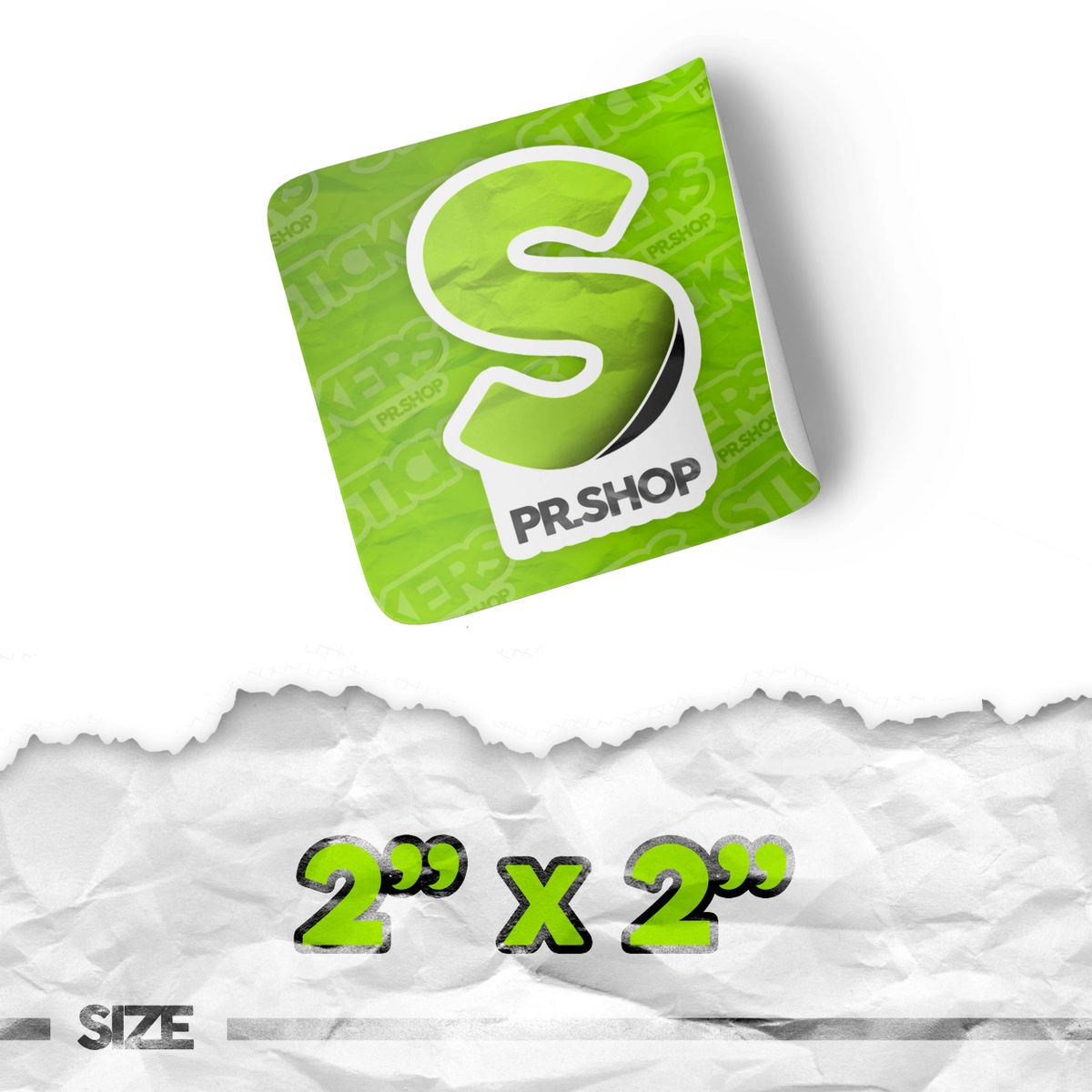 Stickers Cuadrados 2"x2"