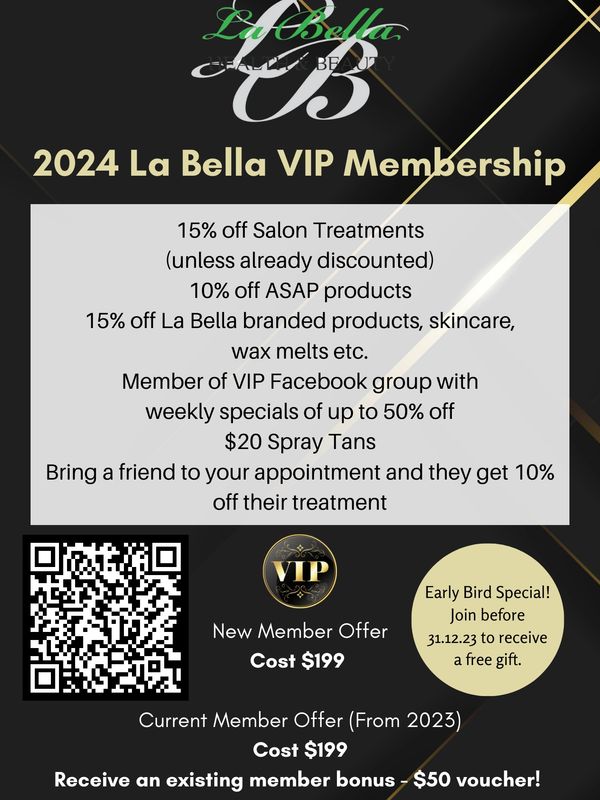 VIP Membership | La Bella Health & Beauty Wellness Center