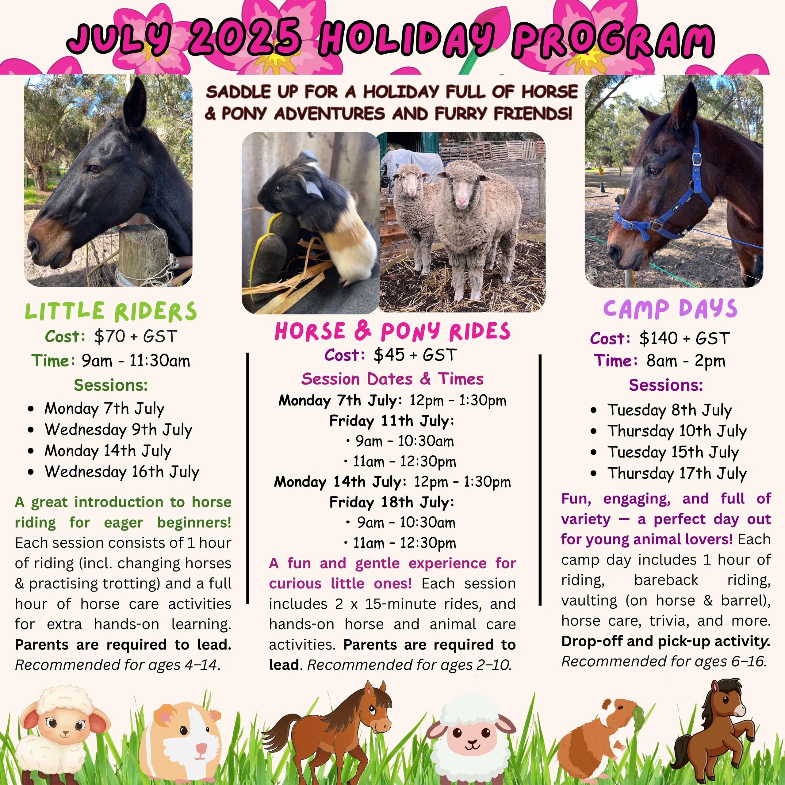 July 2025 Holiday Program