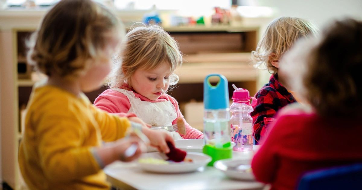 What do children eat at childcare?