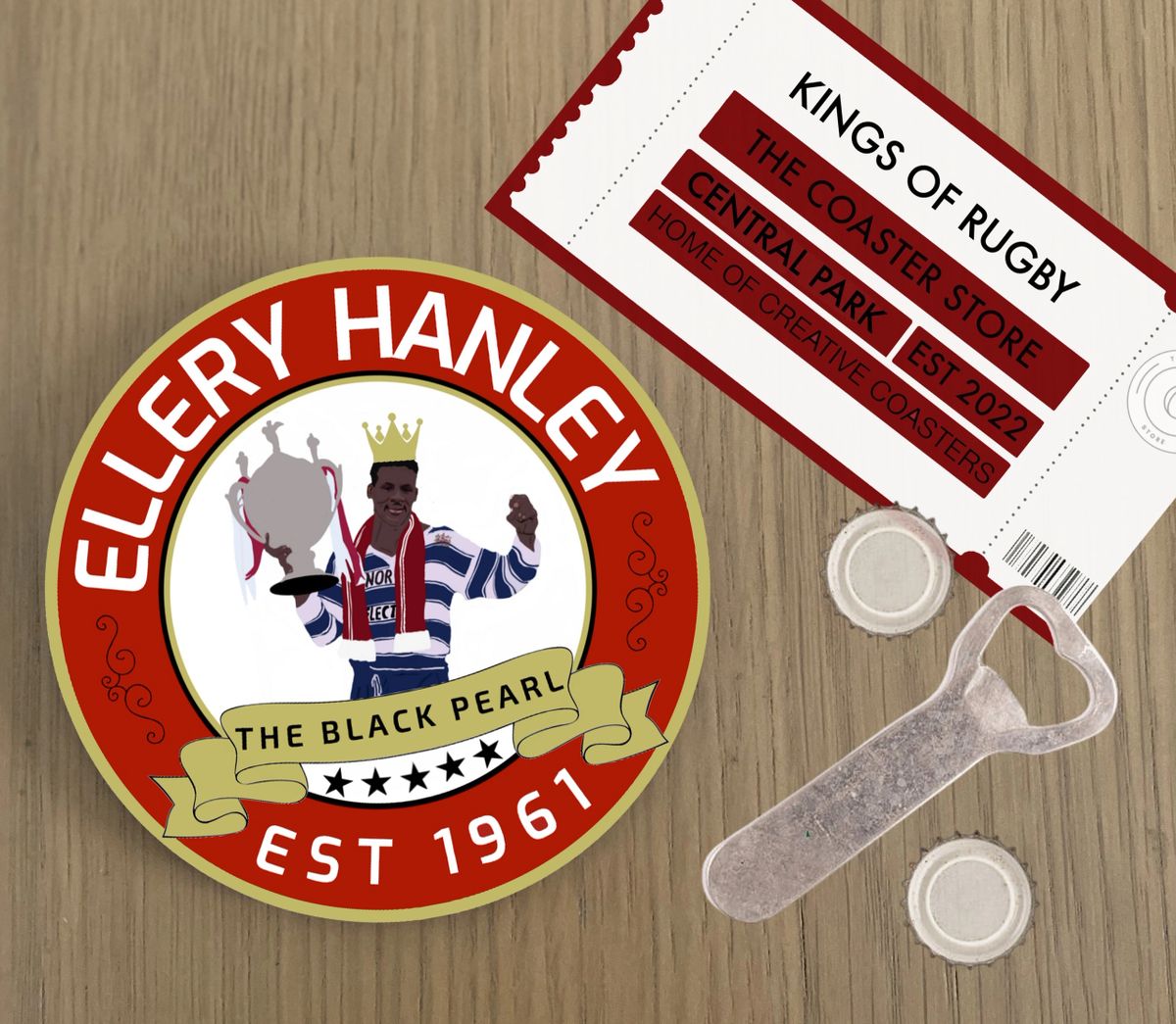 ELLERY HANLEY LEGEND COASTER