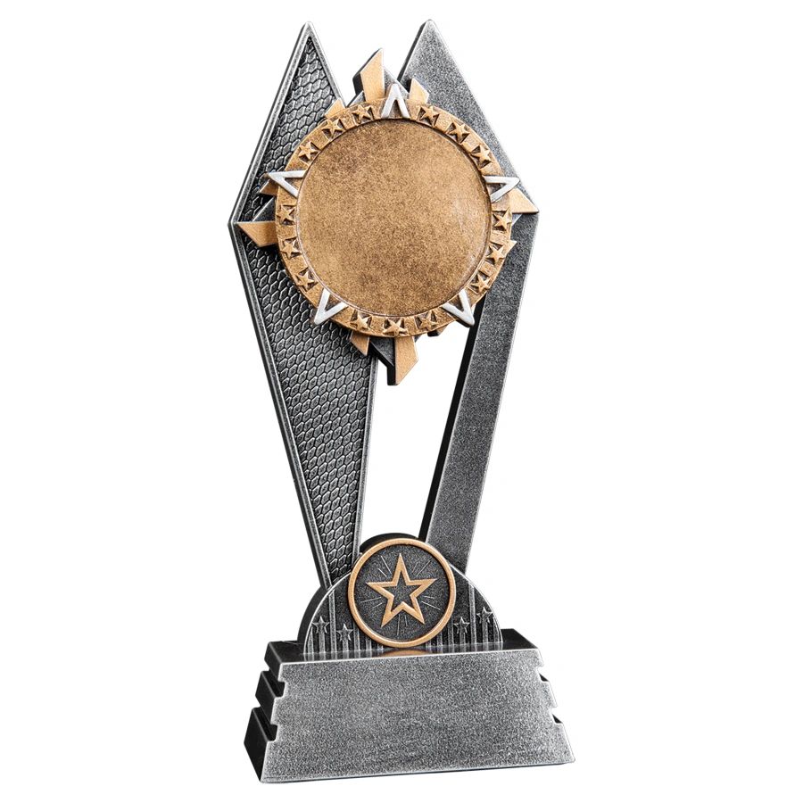 Sun Ray Award Trophy with 2" Insert Holder - Personalized Engraving