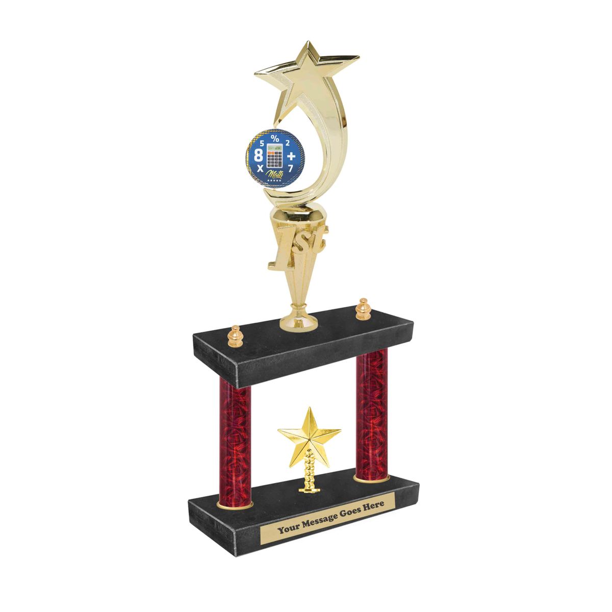 Celebrating 1st Place With Math Shooting Star Spinner Figure Gold on ...