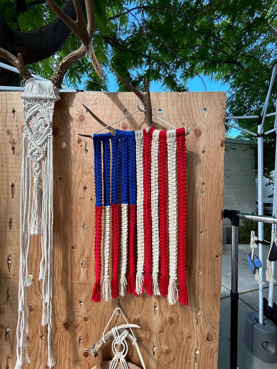 Macrame American Flag
