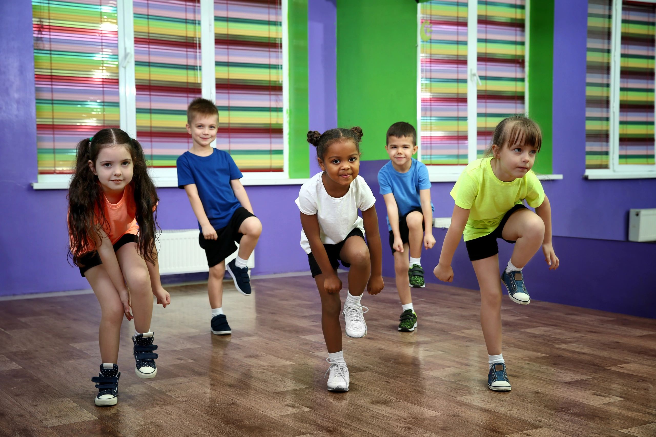 Exercise Classes for Pre School Children - Lunge and Leap