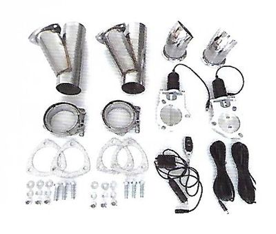 2.5" Stainless Steel Electric Exhaust Cutout Kit