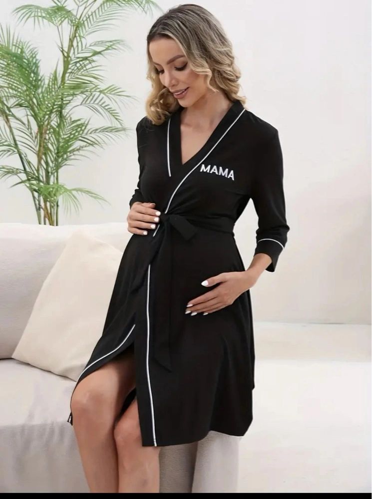 Mama robe (black)