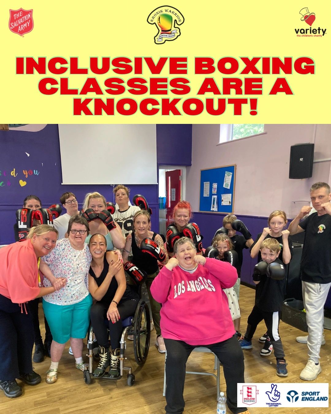 Inclusive Boxing Classes at the Salvation Army prove knock-out!