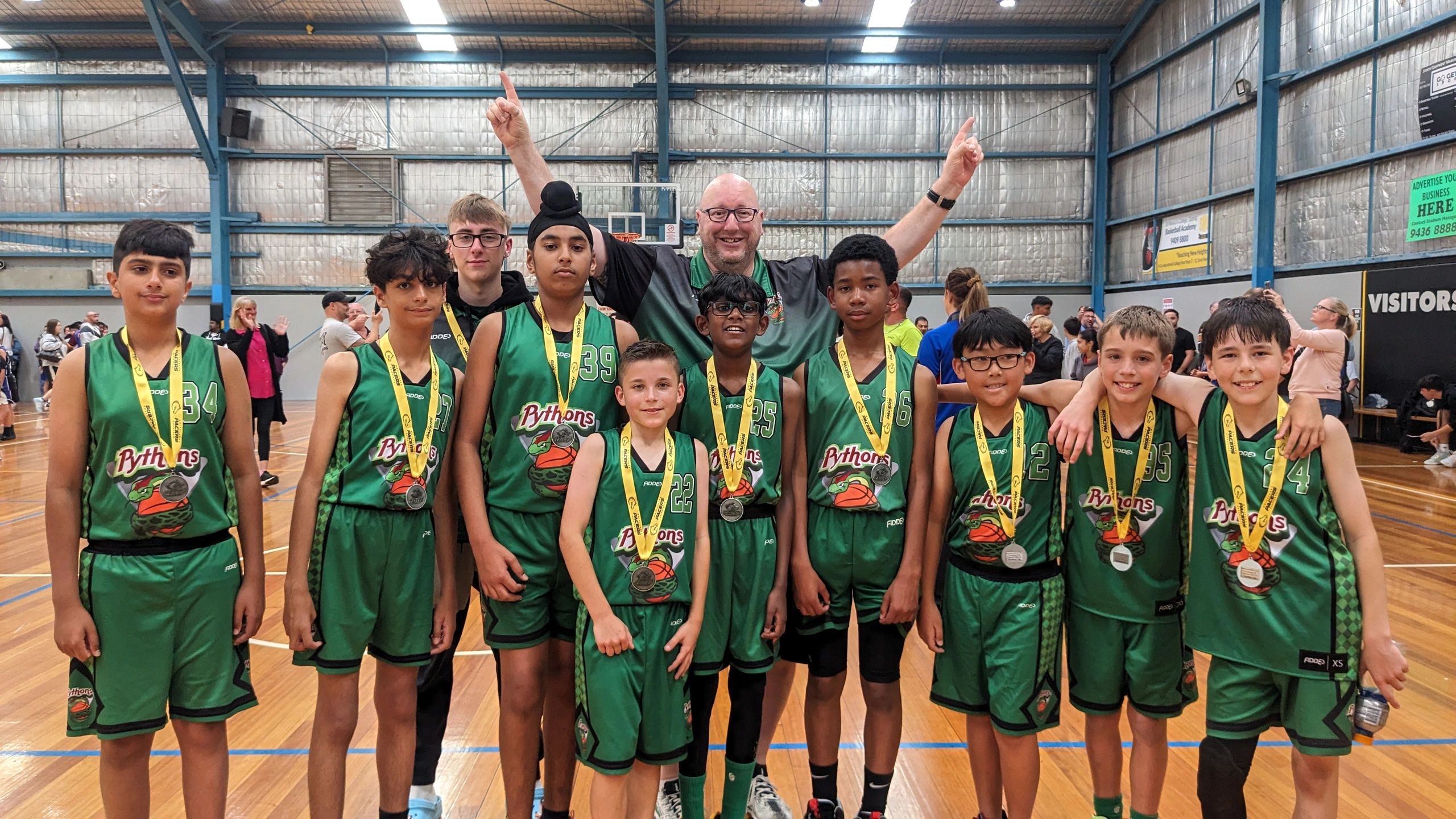 Courageous Effort: Carpet Pythons Leave It All on the Court.