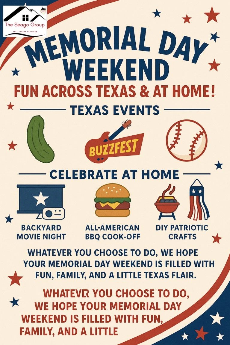 Memorial Day Weekend Fun Across Texas & At Home!