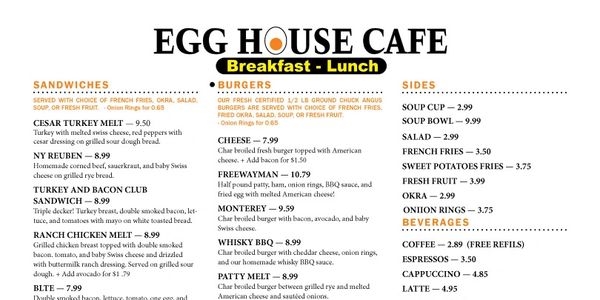 Best Breakfast in Denton - Egg House Cafe