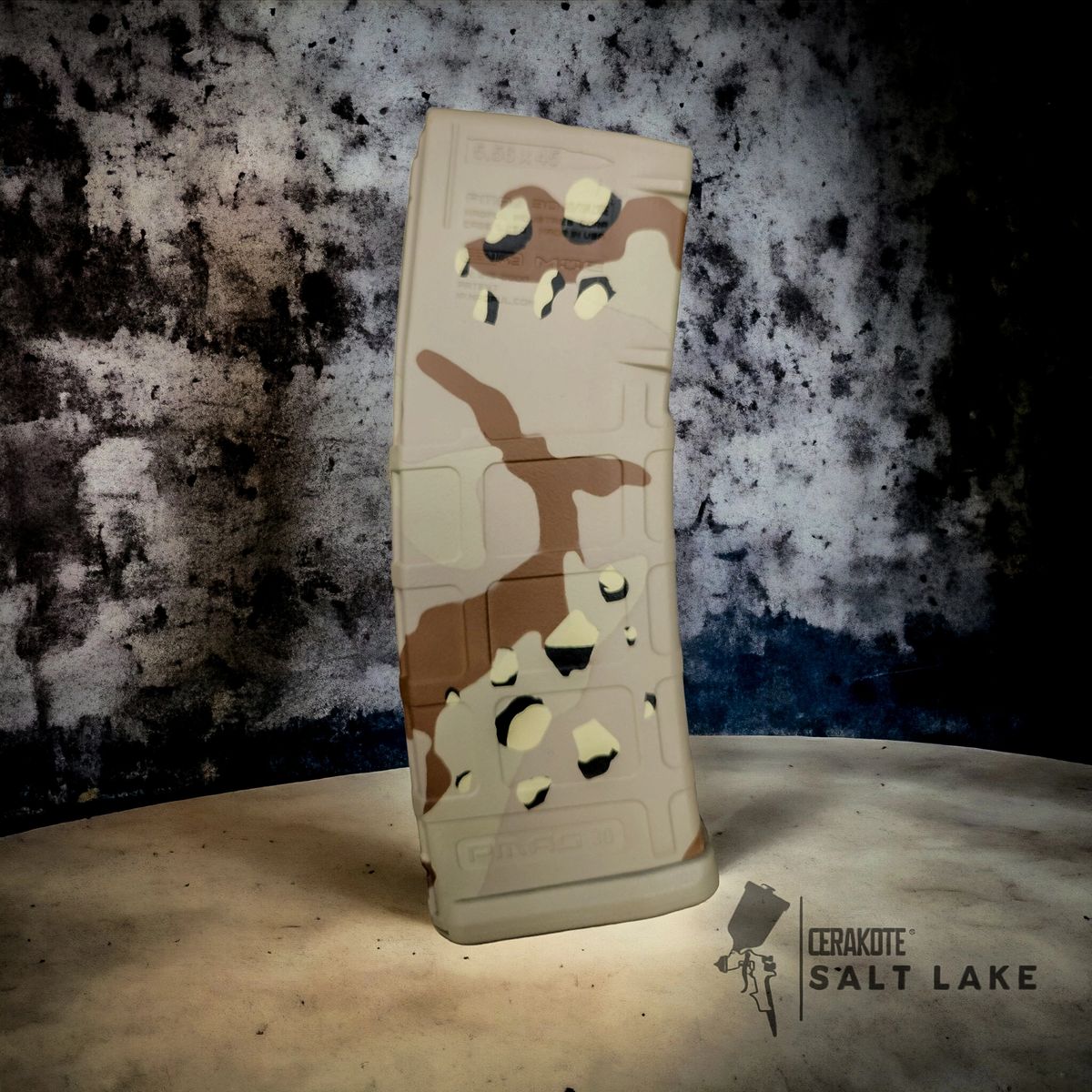 CSL Chocolate Chip Camo Cerakoted AR Mag