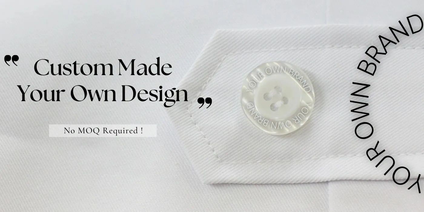 Custom Made Button With No Minimum Order Required