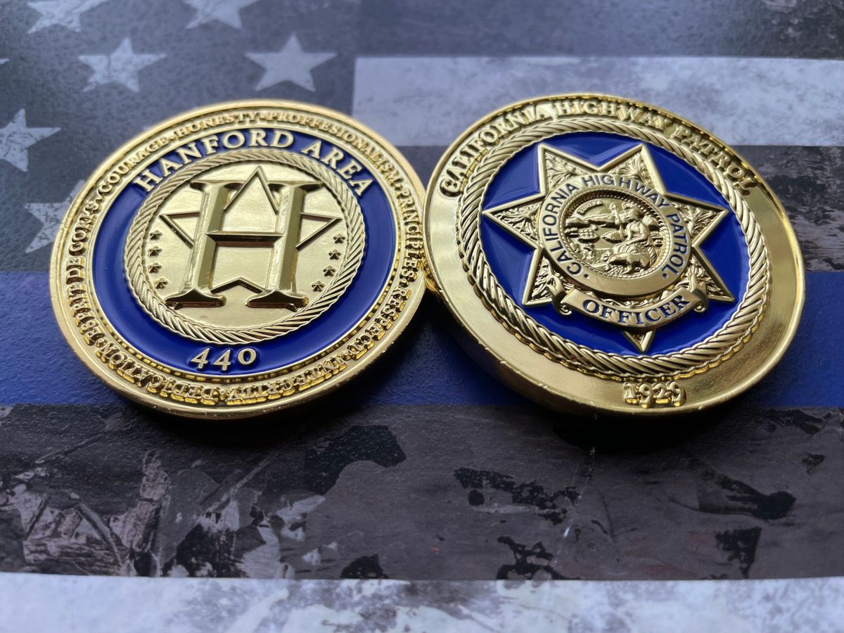CHP Hanford Area office Challenge Coin