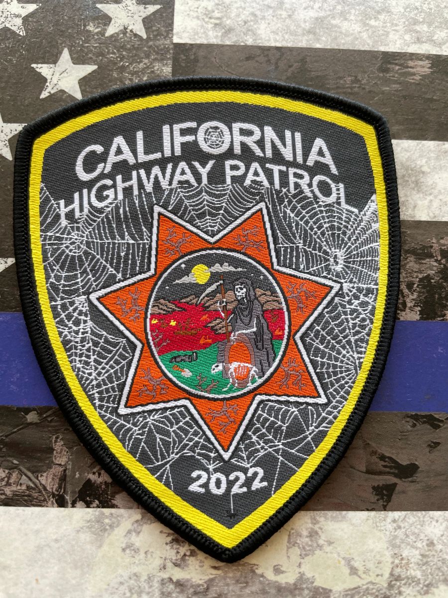 4" Novelty Halloween CHP Patch