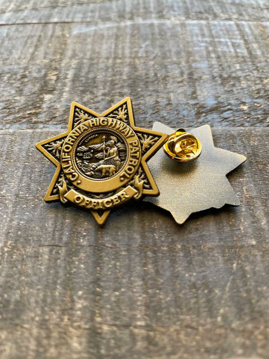 CHP Star Badge Lapel Pin
