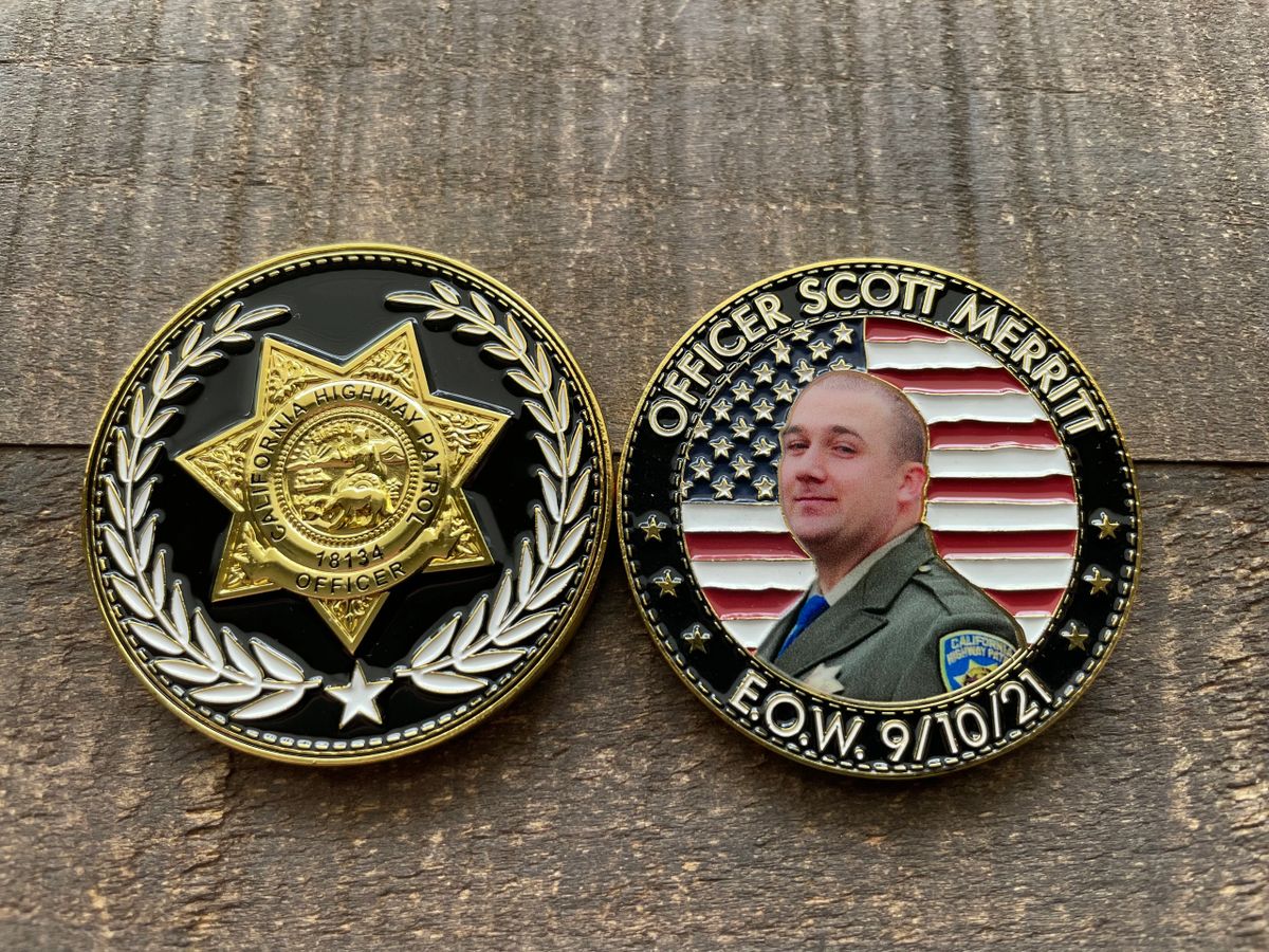 Scott Merritt EOW Tribute Challenge Coin