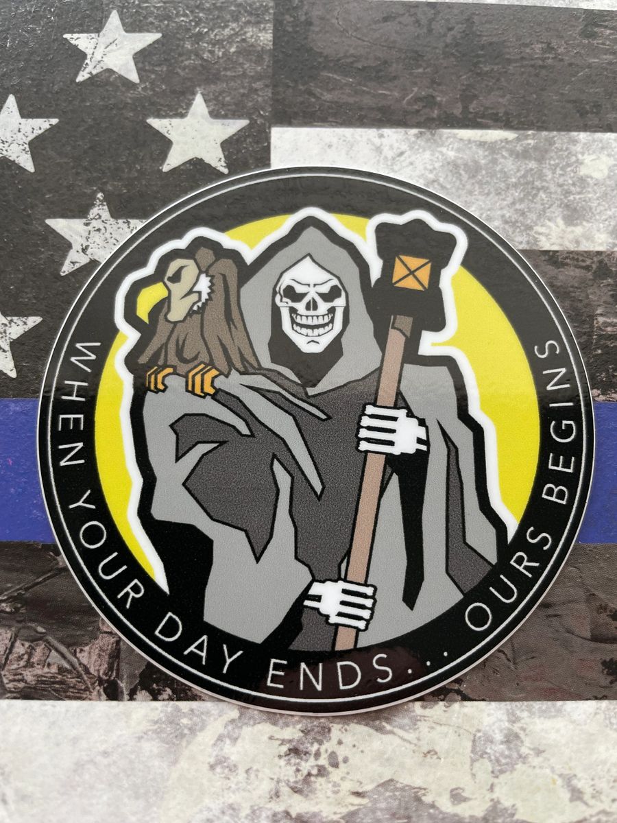 Reaper Sticker (3x3”)