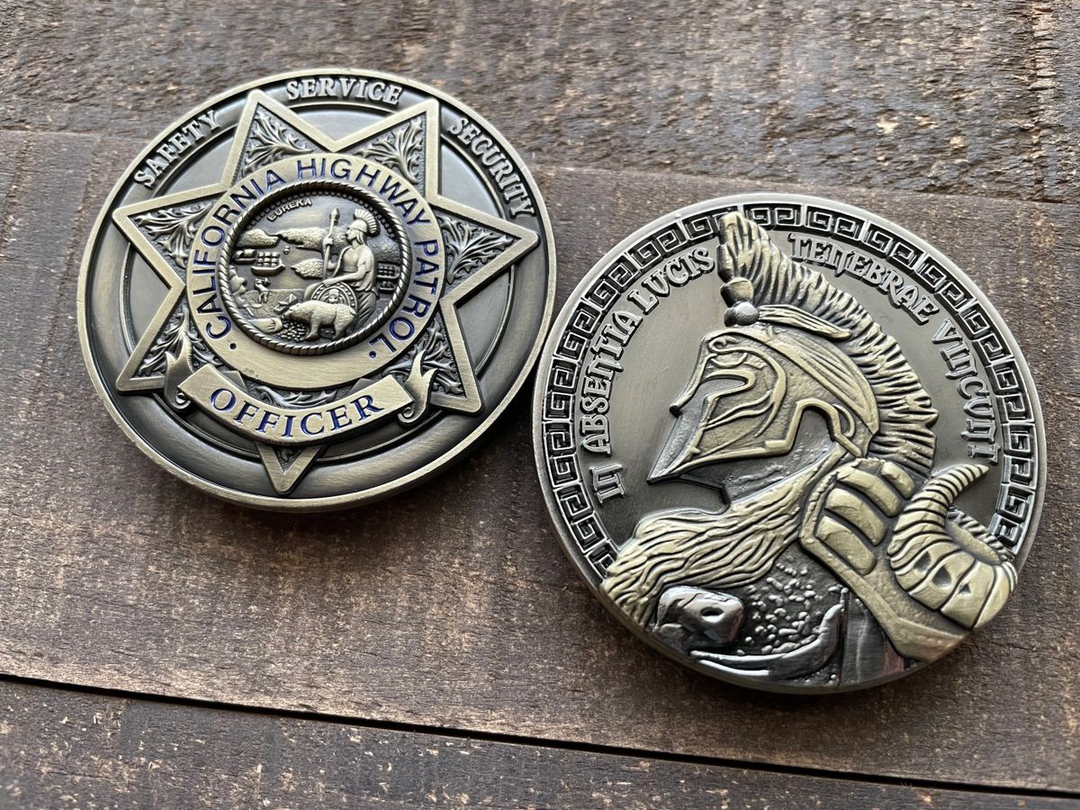 CHP Spartan Challenge Coin