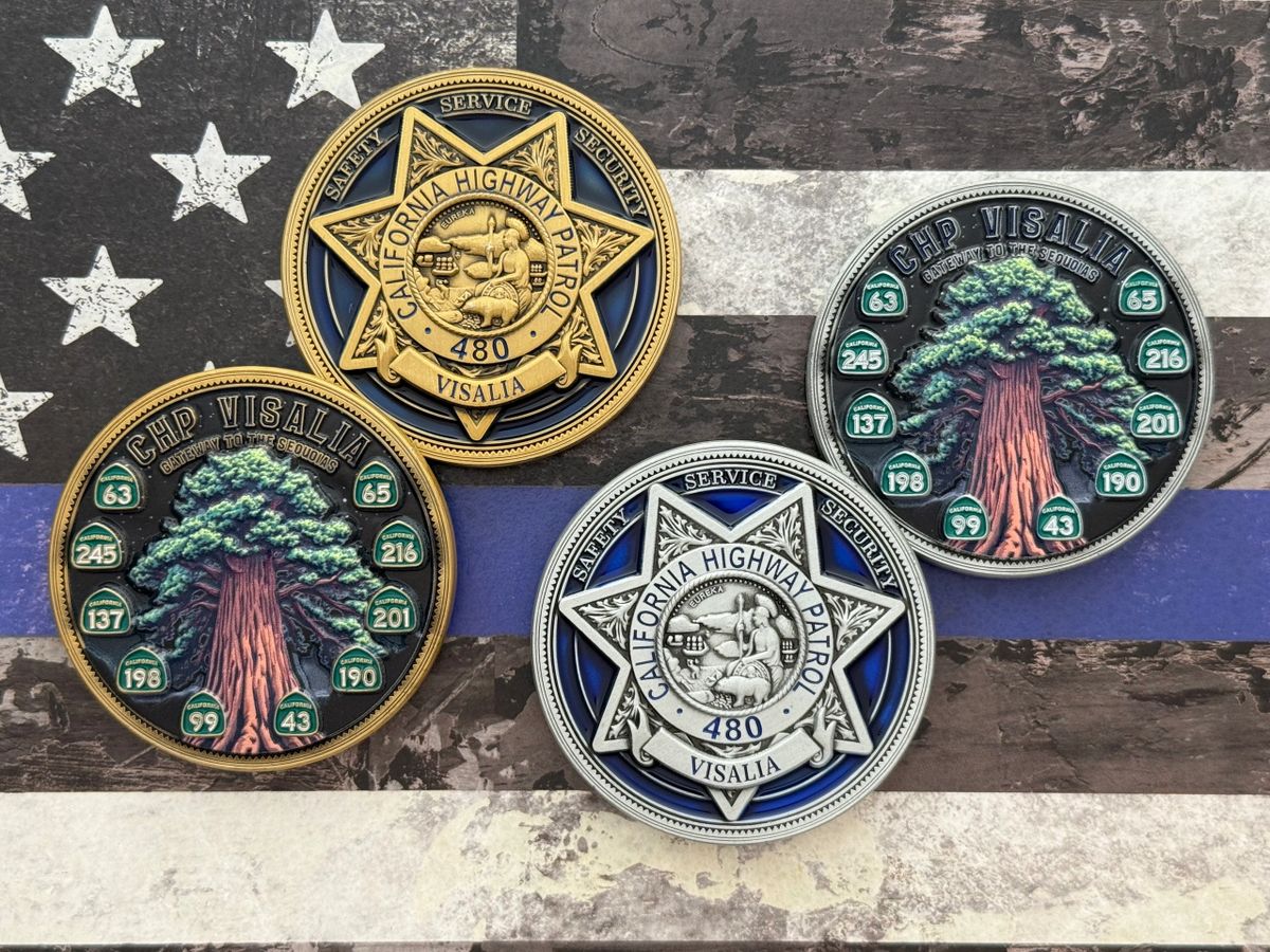 CHP (2025) Visalia Area office Challenge Coin
