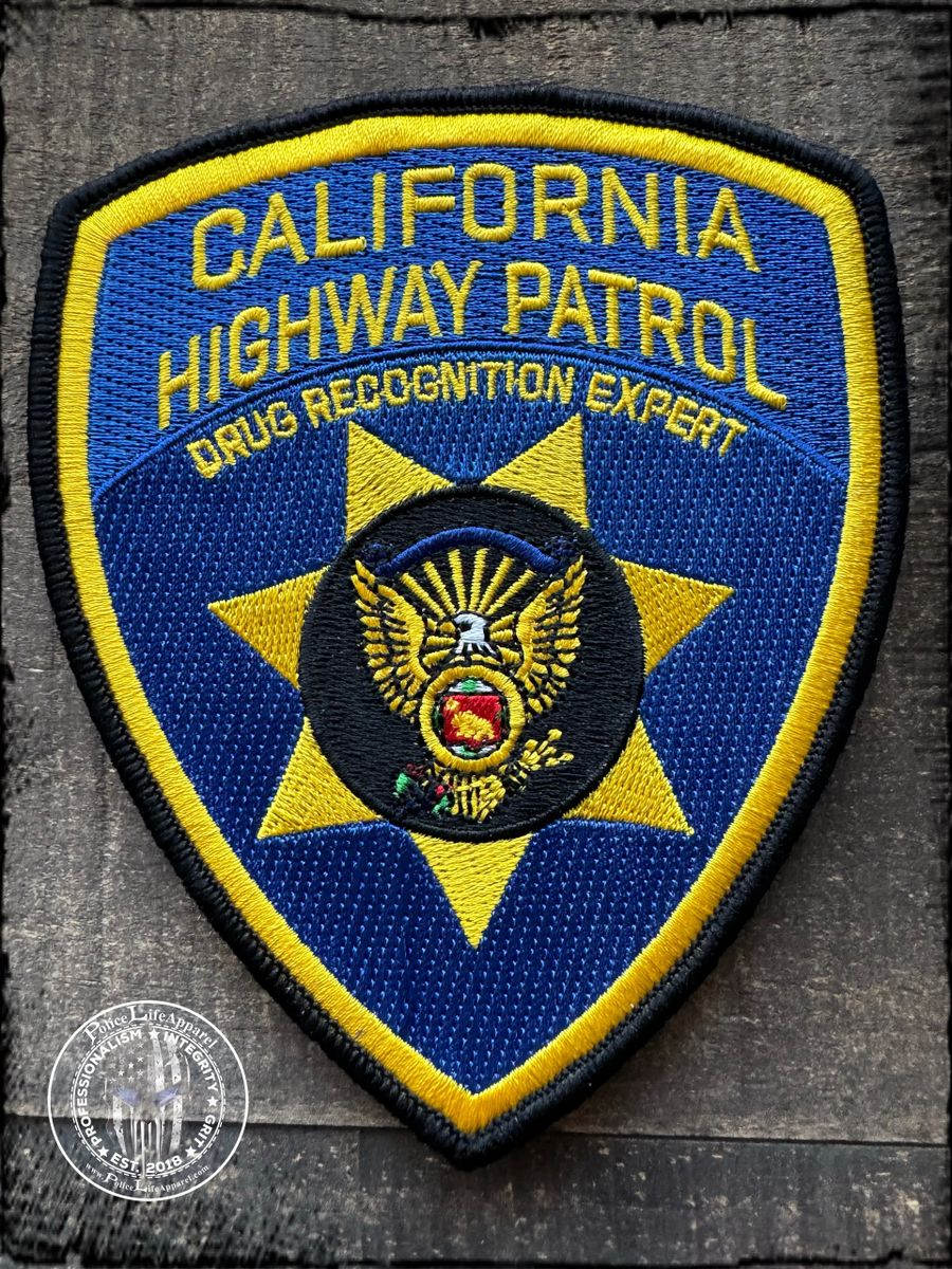 Official CHP DRE (Drug Recognition Expert) FABRIC Patch