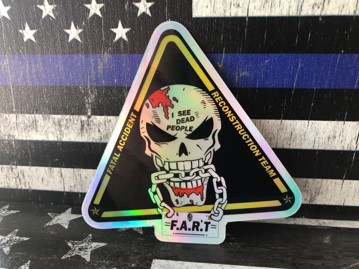 FART Holographic Sticker (3x3”)