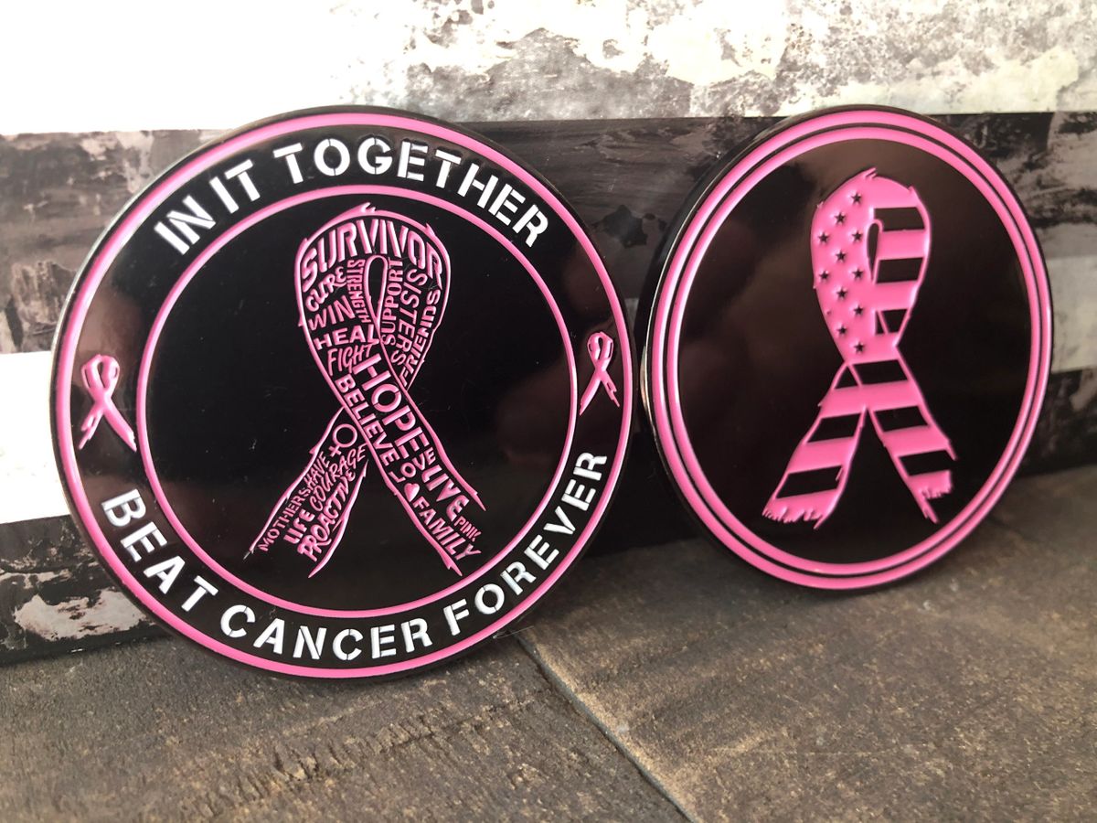 Cancer Support Challenge Coin