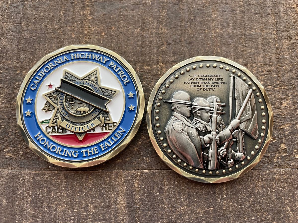 CHP Honor Guard Challenge Coin