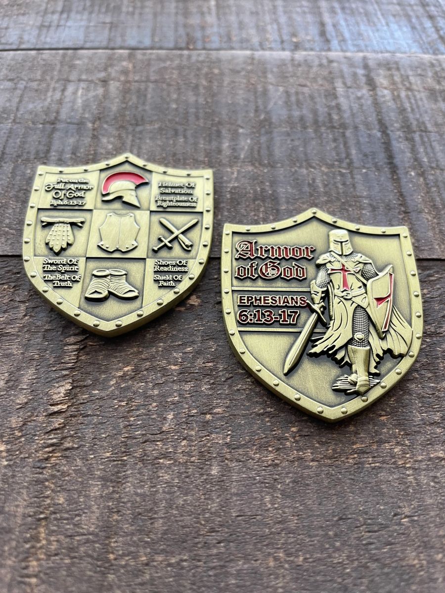 Armor of God Challenge Coin