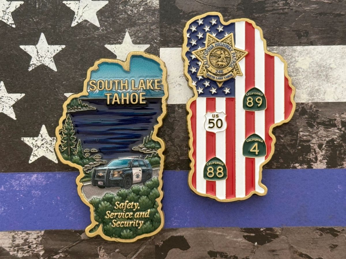 South Lake Tahoe CHP Area Office Challenge Coin