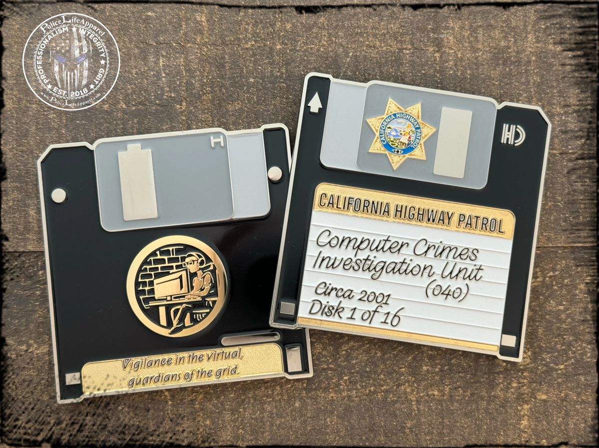 Official CHP Computer Crimes Investigation Unit (CCIU) Challenge Coin