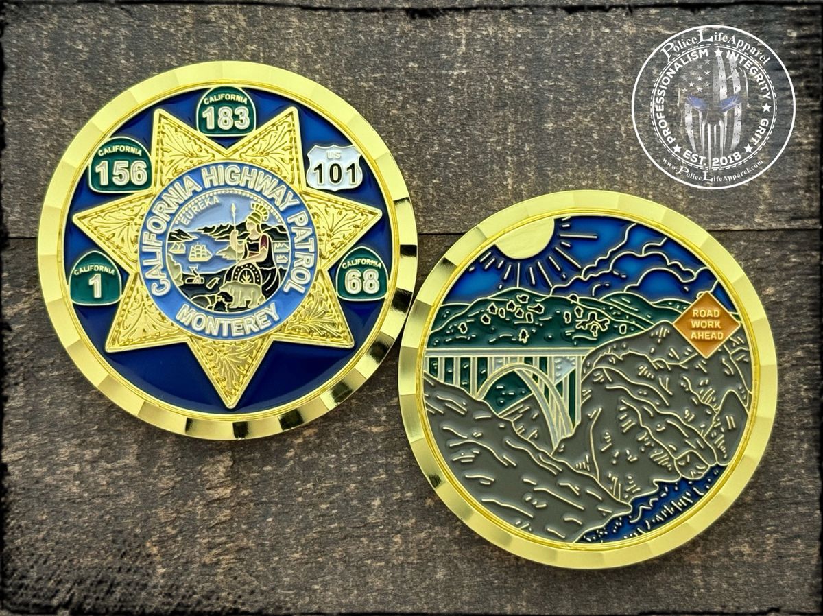 CHP Monterey Area office Challenge Coin