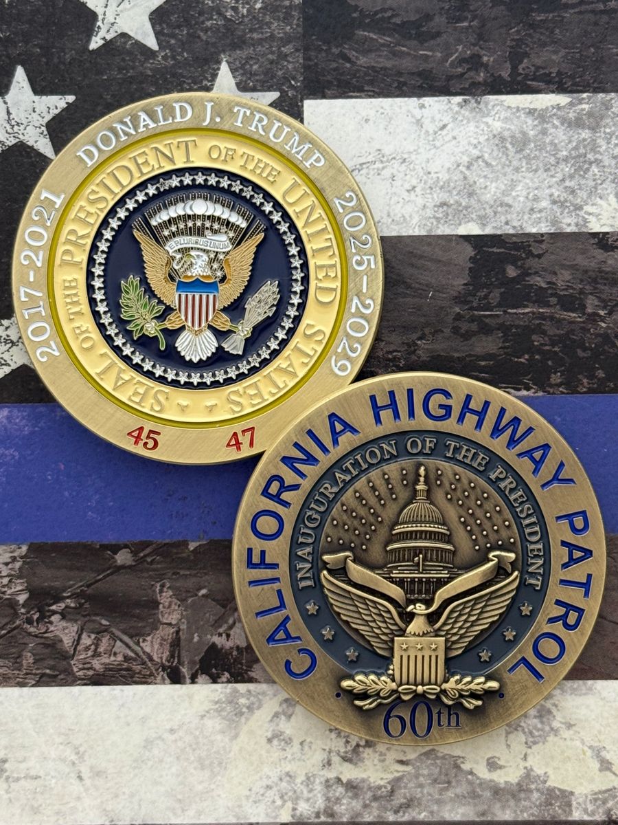 2025 CHP Trump Inauguration (Round) Challenge Coin