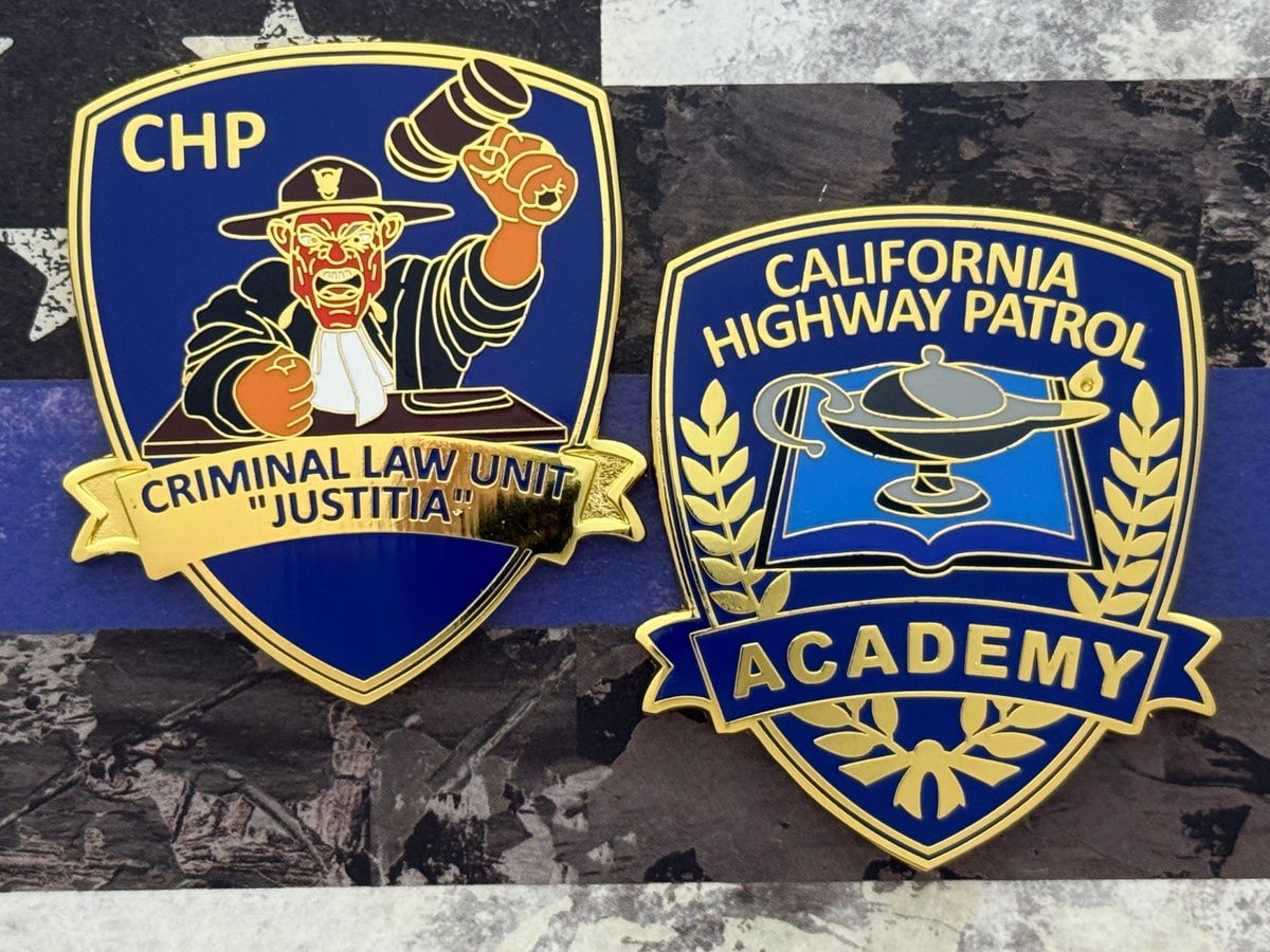 Official CHP Criminal Law Unit Challenge Coin