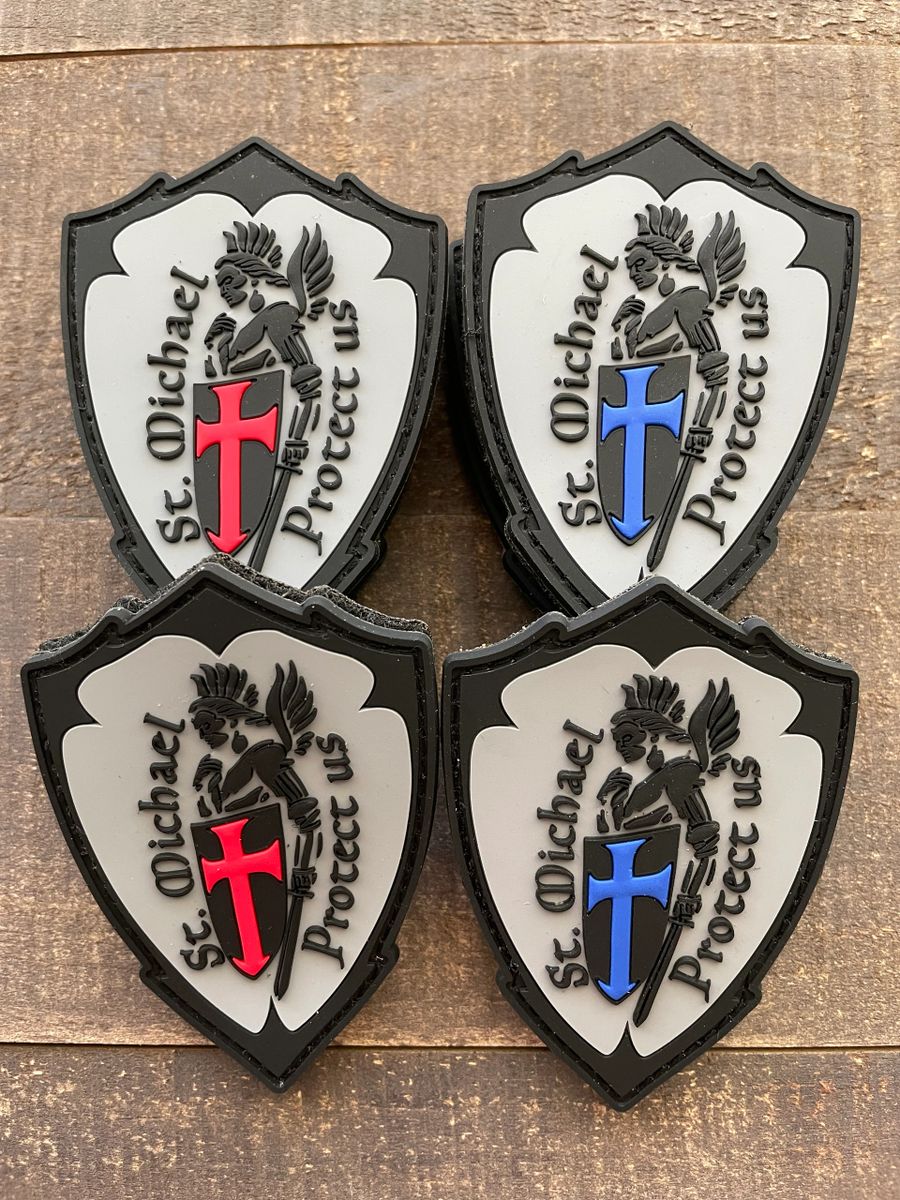 St. Michael Protect Us PVC 3” Patch