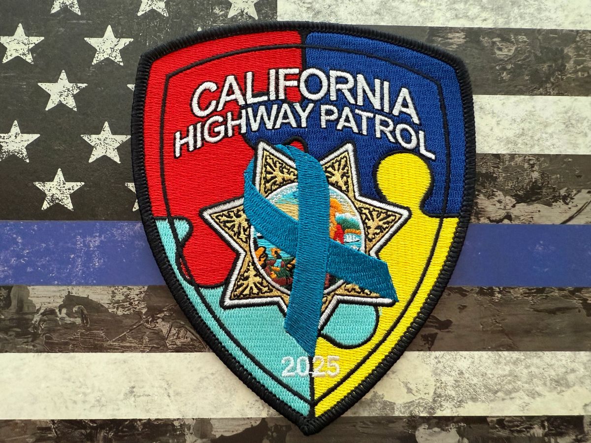 2025 Novelty Autism Awareness CHP Patch